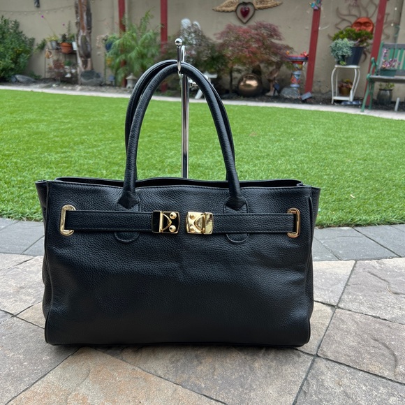 Onna Ehrlich | Bags | Onna Ehrlich Nwt Black Leather Tote Bag | Poshmark